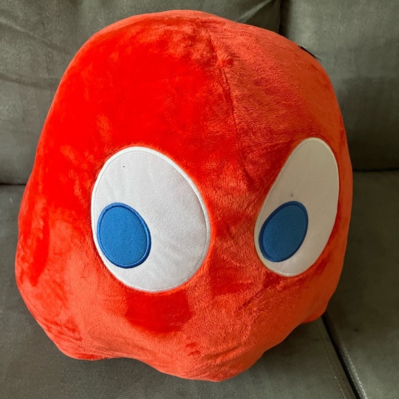 Toys | Bandai Pacman Blinky Ghost Plushie | Poshmark